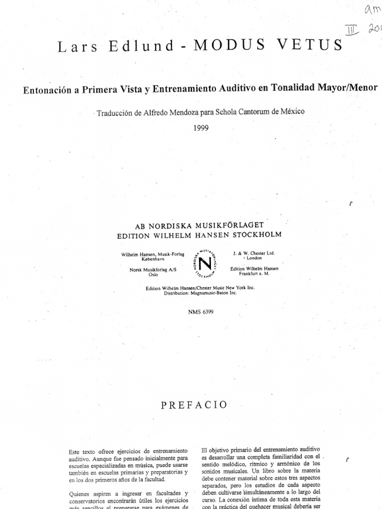 Modus Vetus | PDF