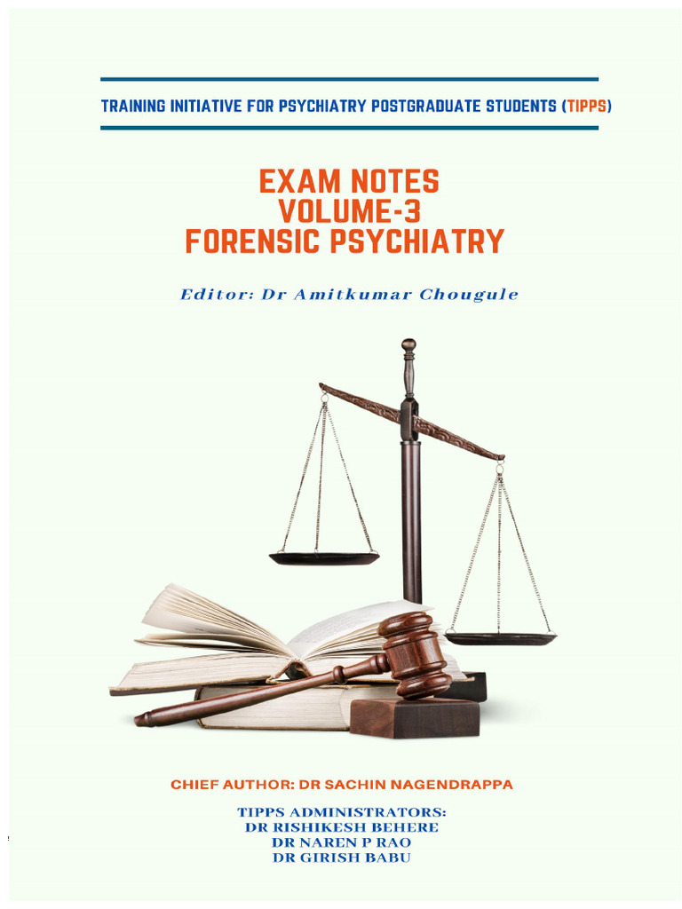 TIPPS Forensic Notes 3 | PDF