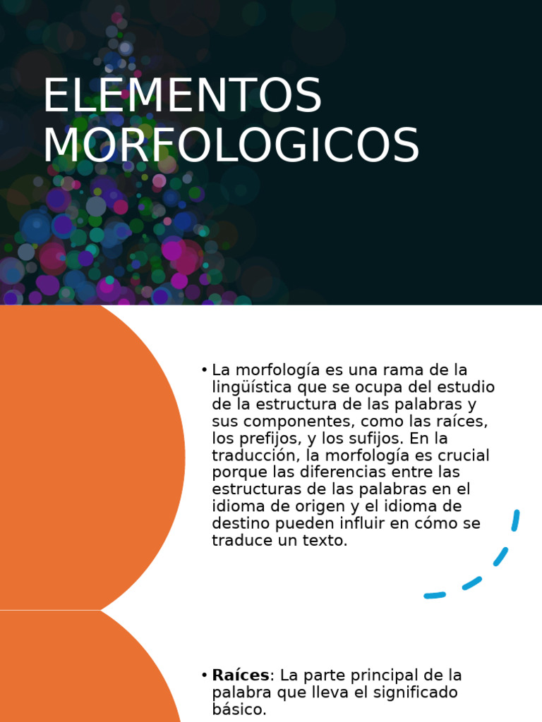 Elementos Morfologicos 2 y 3 | PDF | Numero Gramatical | Crecimiento ...