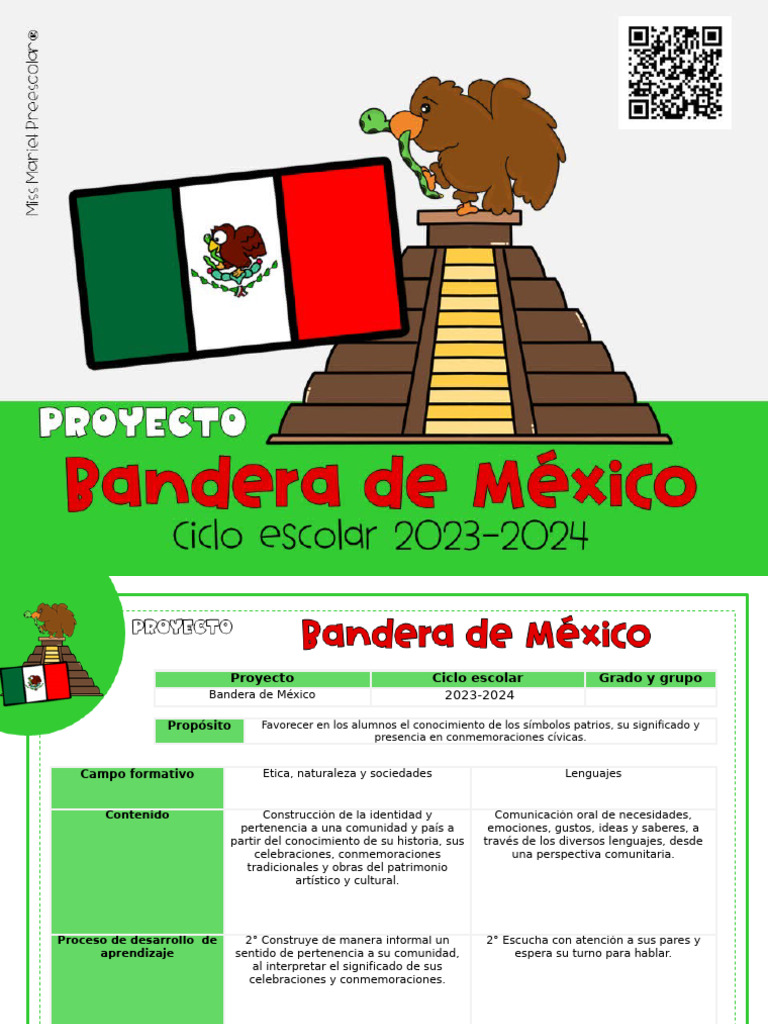 Proyecto BANDERA DE MÉXICO 2DO | PDF