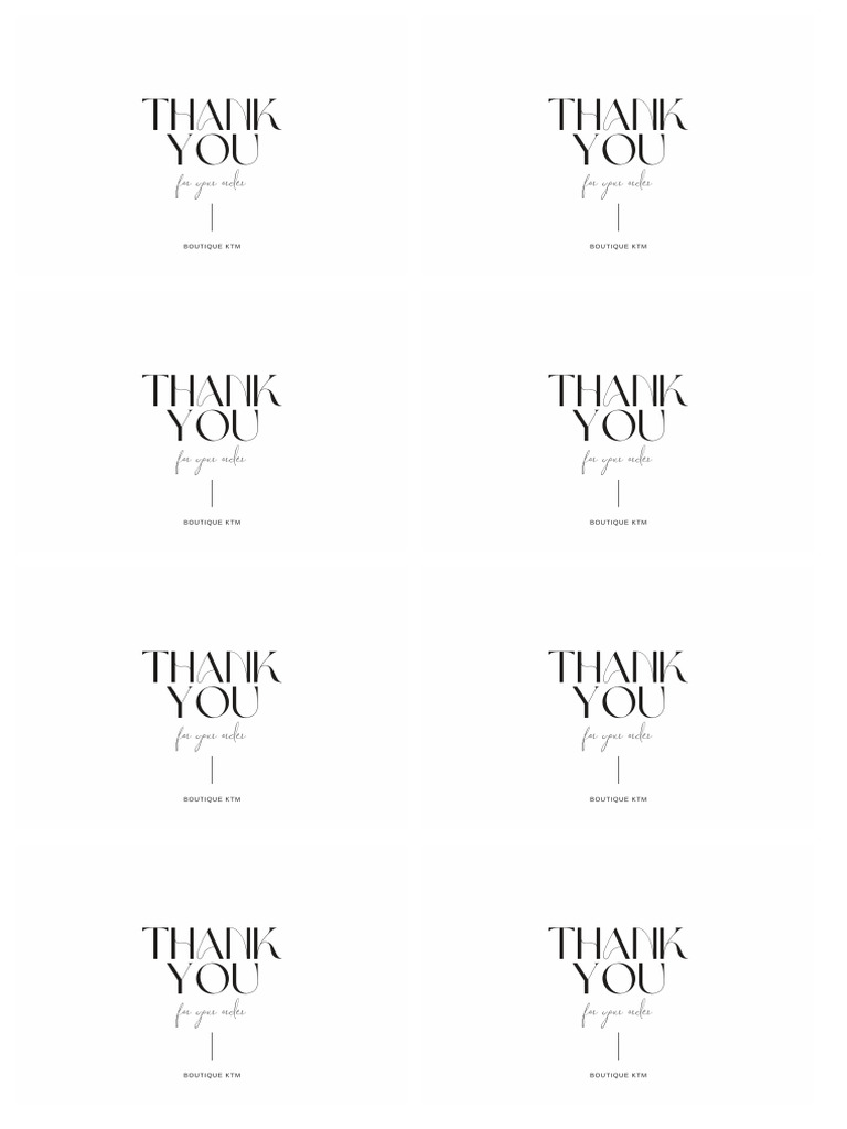 Thank You | PDF