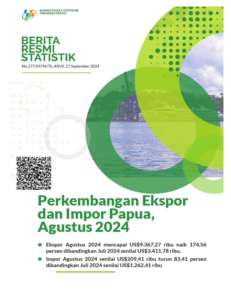 BRS Eksim Agustus - Rilis Sepet - 2024 - Papua | PDF