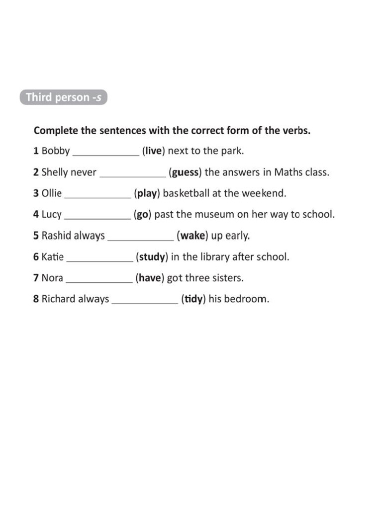 Extra Exercises (Present Simple and Frequency Adverbs) | PDF