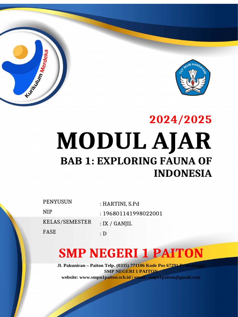 Bab 1 Modul Ajar BIG 9 | PDF