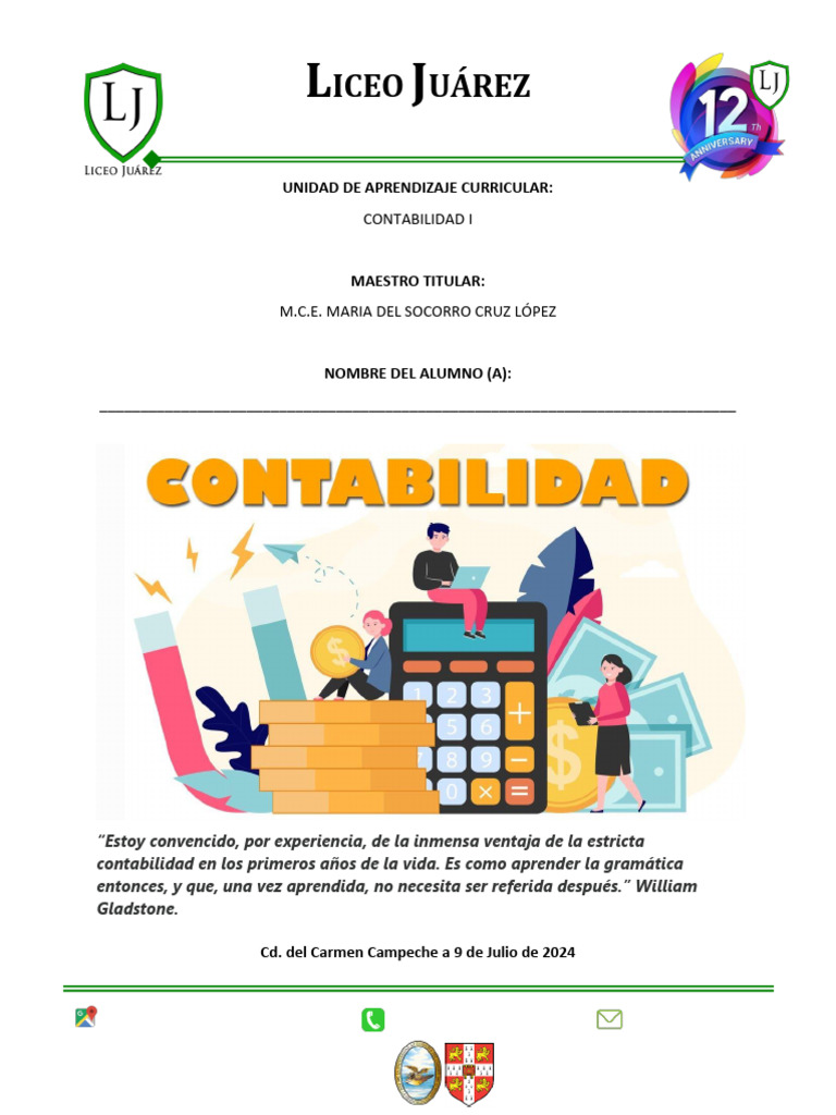 Manual de Contabilidad i | PDF