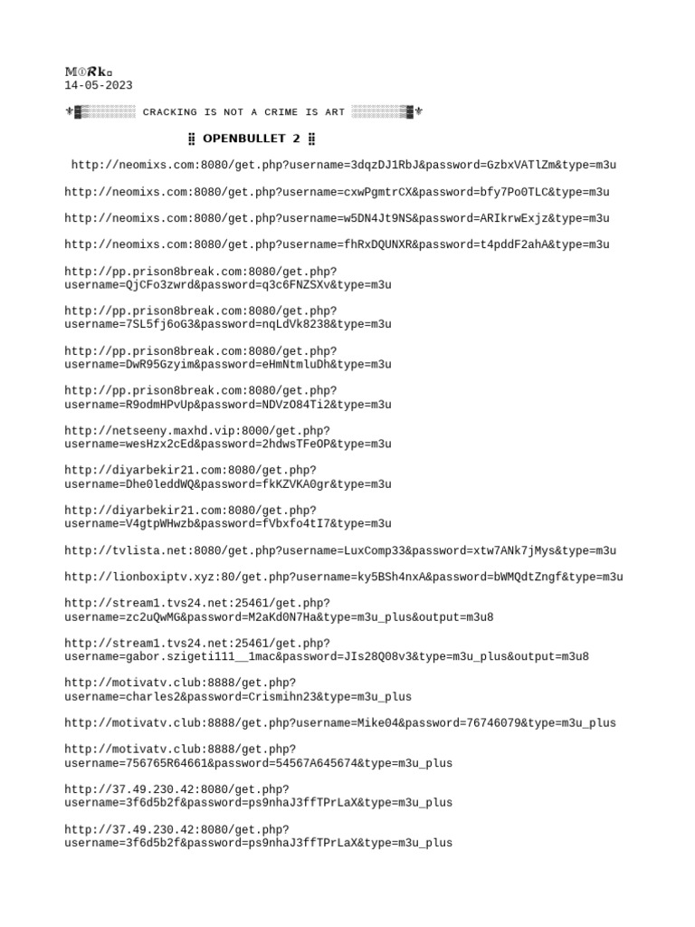 Open Bullet 2 Link m3u (5) | PDF