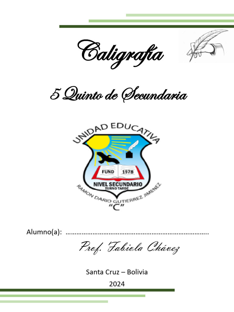 Cali Graf I A 5 To Secundaria | PDF