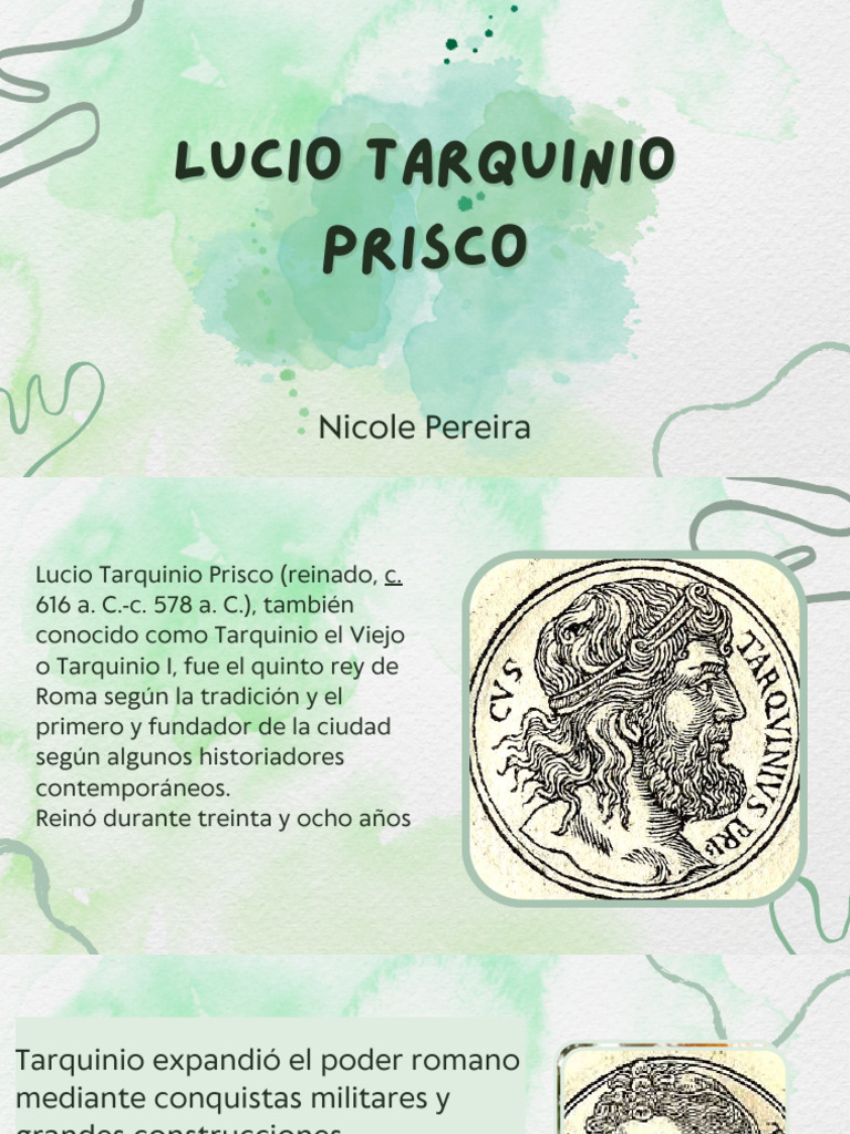 Lucio Tarquinio Prisco: Quinto Rey de Roma | PDF