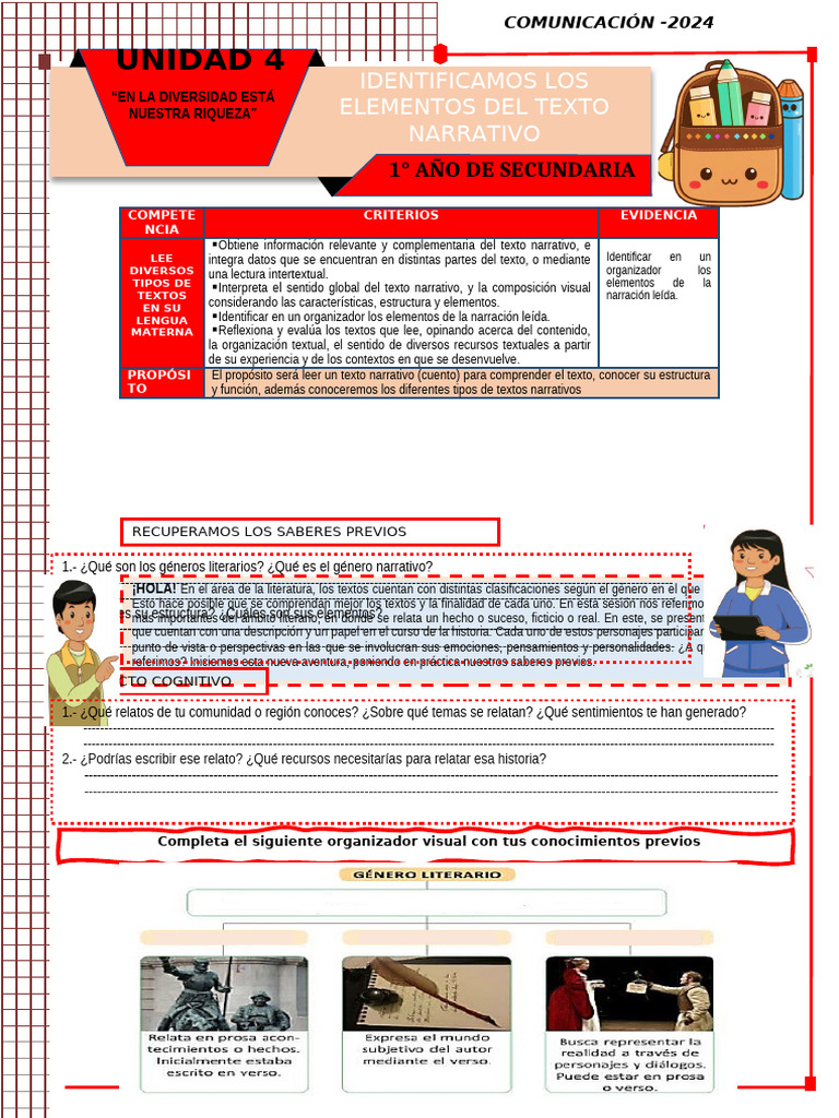 1º Sec. Comun. Ficha de Actv 02-2024 | PDF