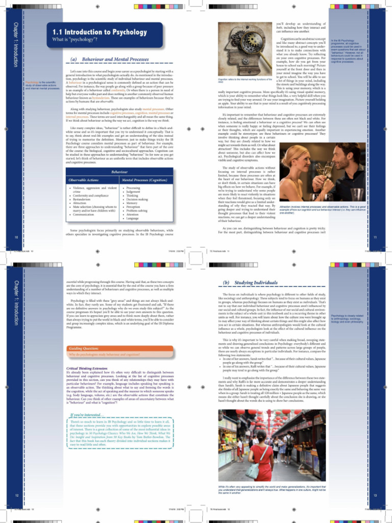 DP Psych Student Guide | PDF