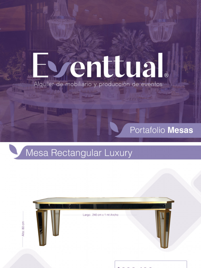 PORTAFOLIO MESAS 2024 | PDF