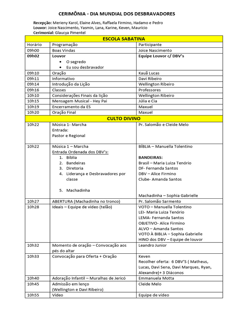 Dia Mundial Dos DBV'S | PDF