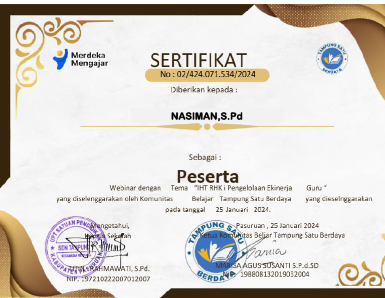 Serti Nas Upload 1 | PDF