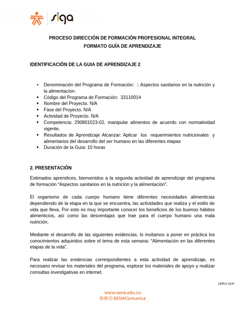 Gfpi-F-019 - Guia - de - Aprendizaje 2 | PDF