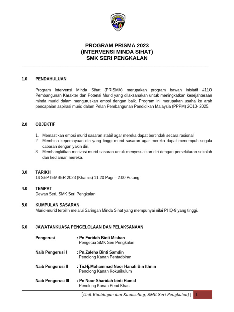 Program Prisma 2023 | PDF