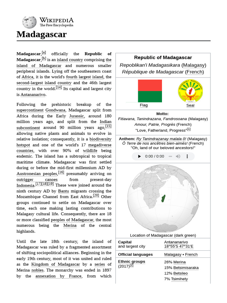 Madagascar | PDF