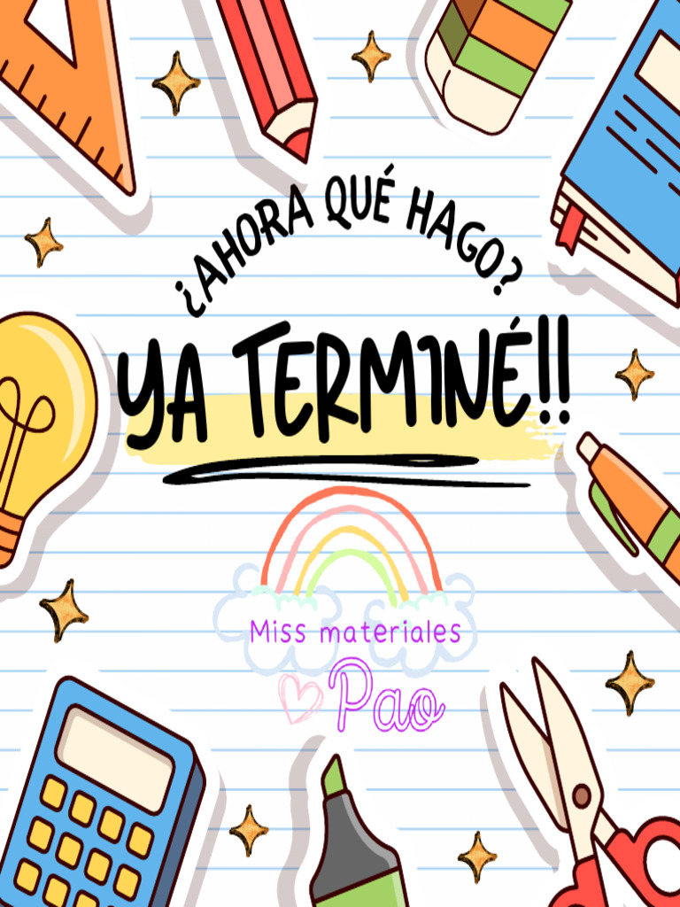 Que Hago Sep Miss Materiales Pao | PDF