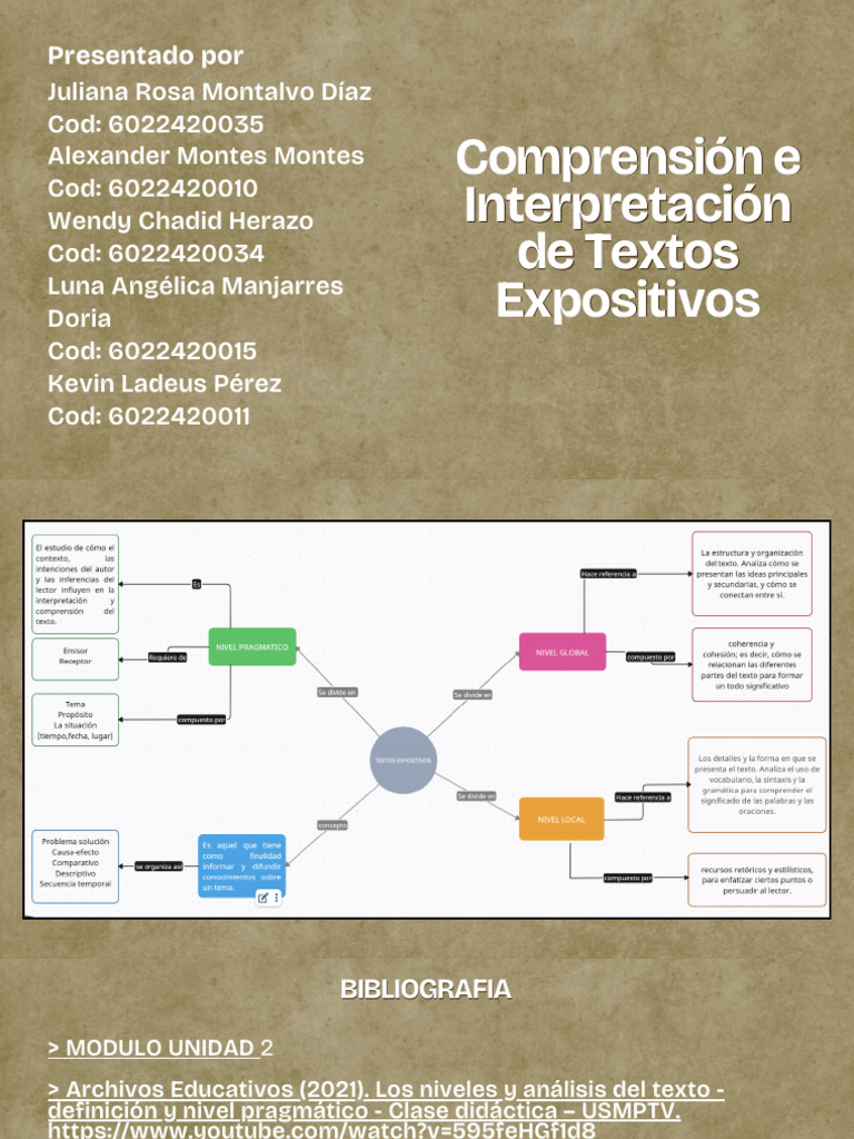 Mapa Conceptual Textos Expositivos | PDF