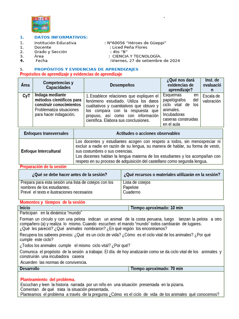 DATOS INFORMATIVOS | PDF