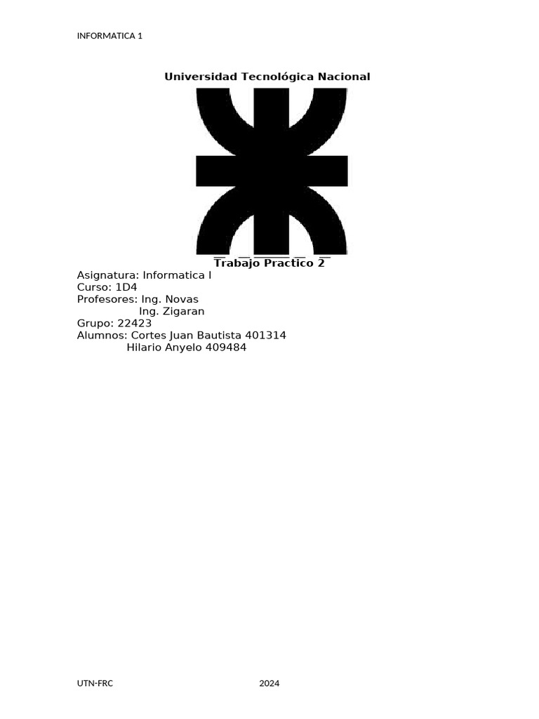 1D4 Grupo22423 TP2 | PDF