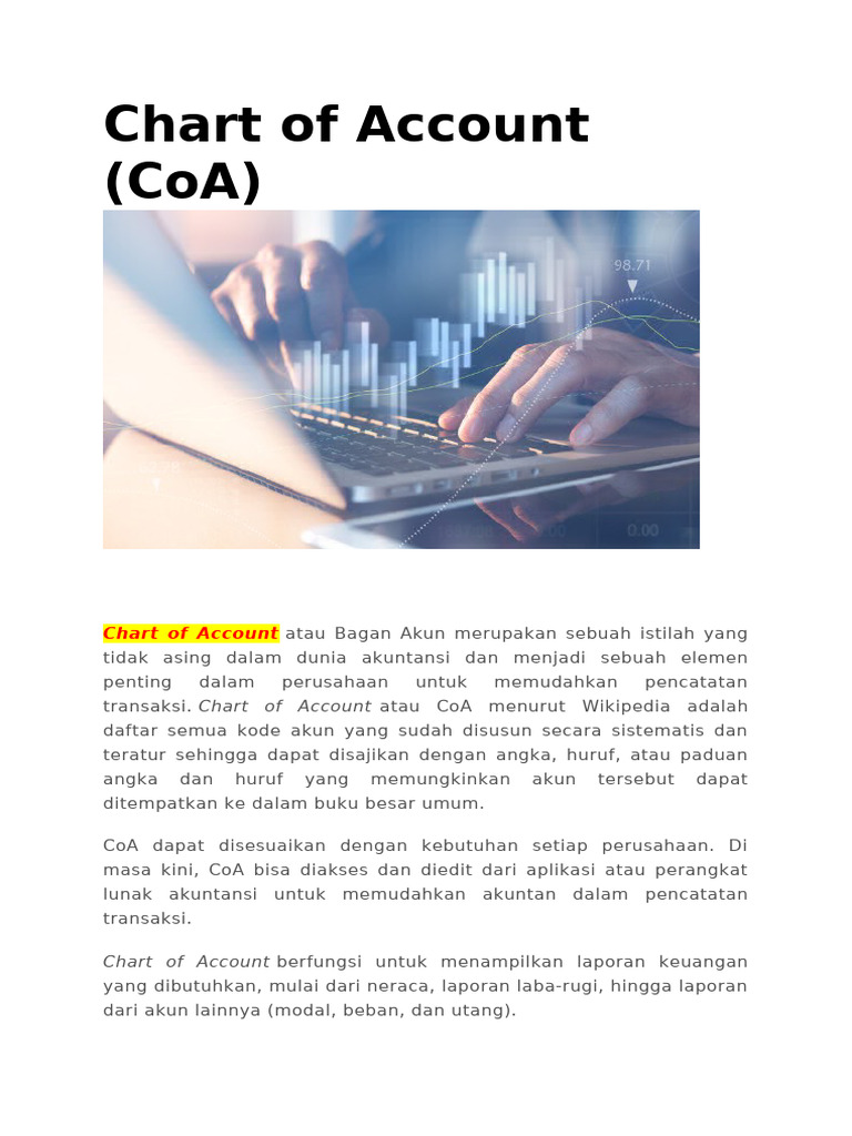 BAB ; 2 Chart of Account | PDF