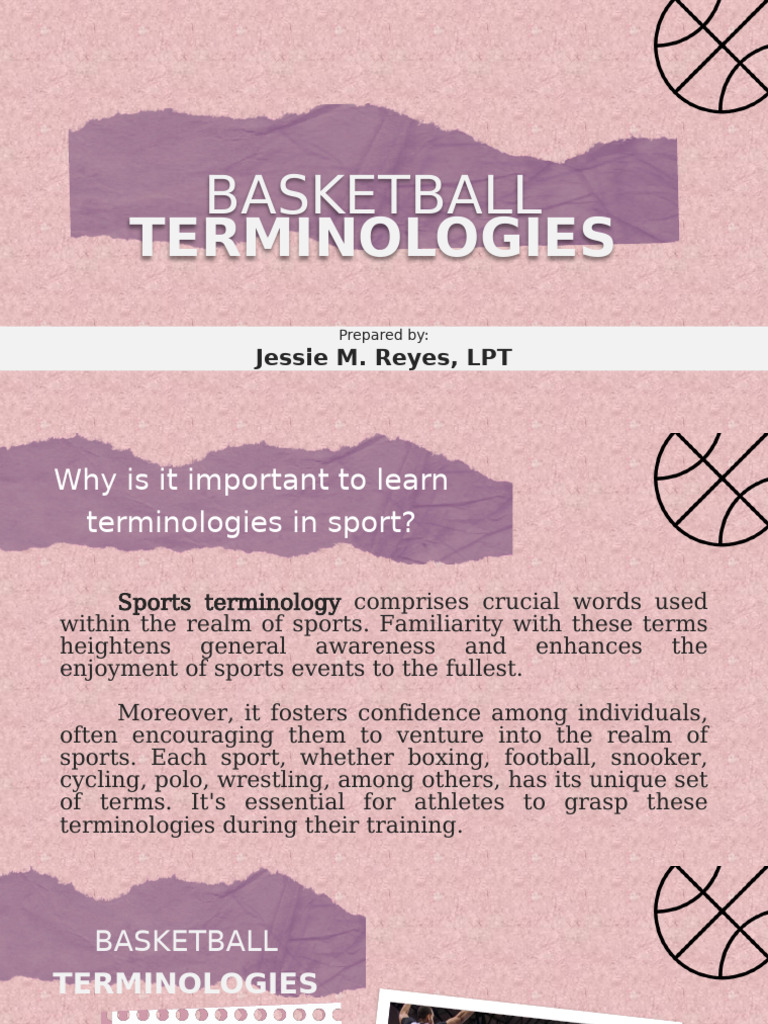 Basketball Terminologies Balagtas Ronally M. Bses 1a | PDF