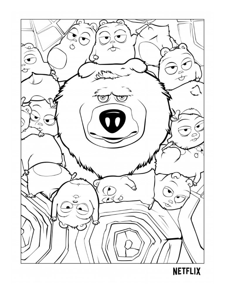 Netflix Coloring Page | PDF
