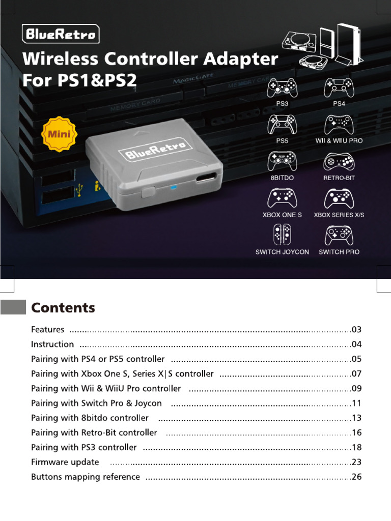 Blueretro Mini User Manual | PDF