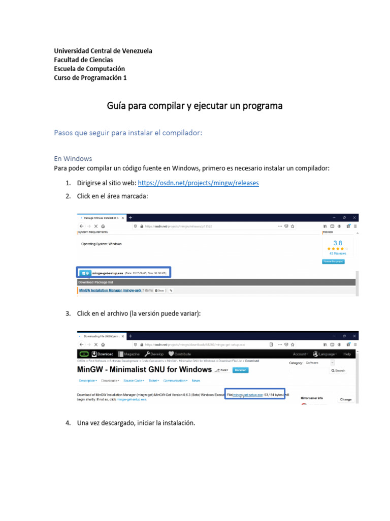 Guia MinGW | PDF