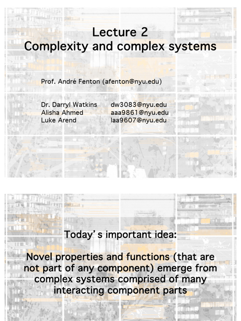 Lecture 2 Complexity | PDF Lecture 2 Complexity | PDF