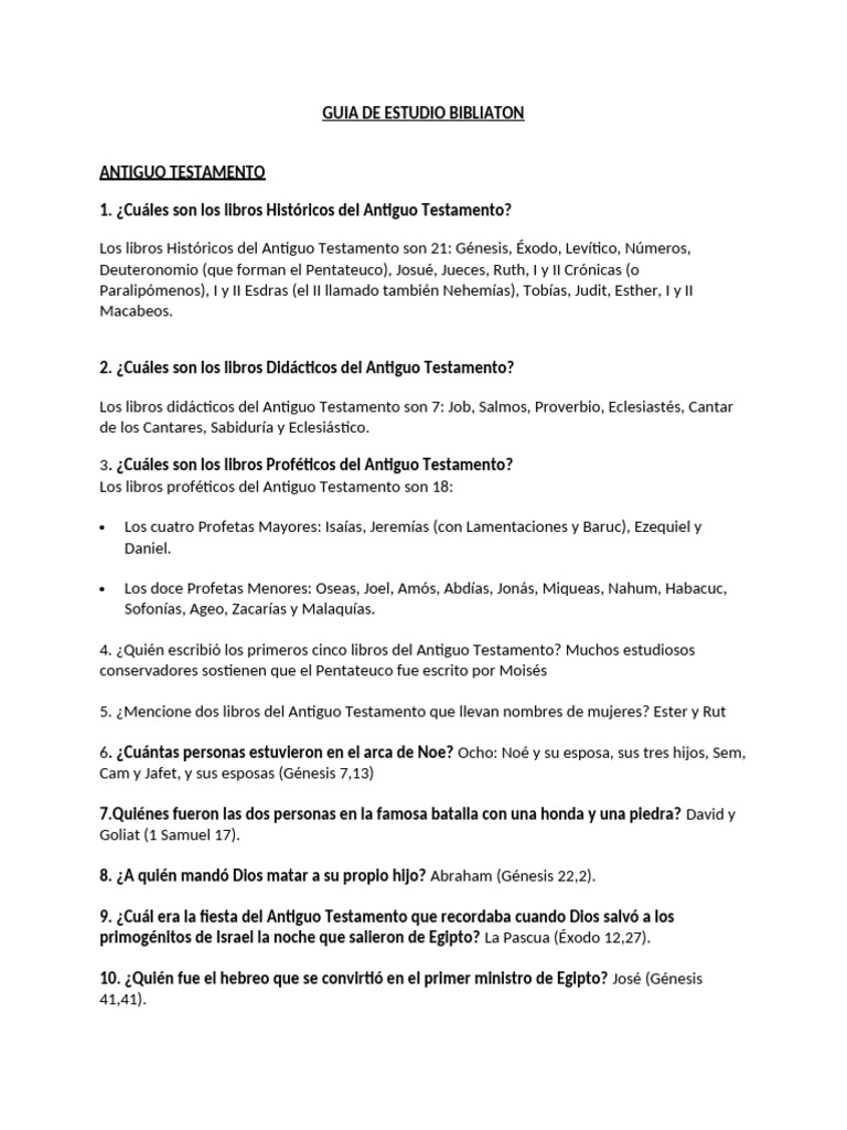 Guia de Estudio Biblico | PDF Guia de Estudio Biblico | PDF