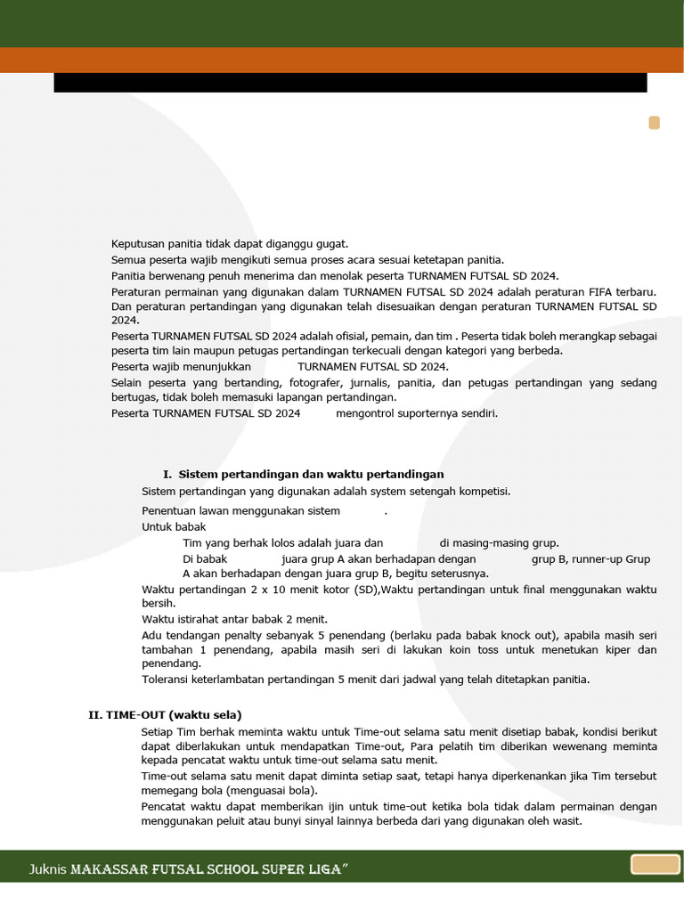 Juknis Kegiatan Abfc | PDF