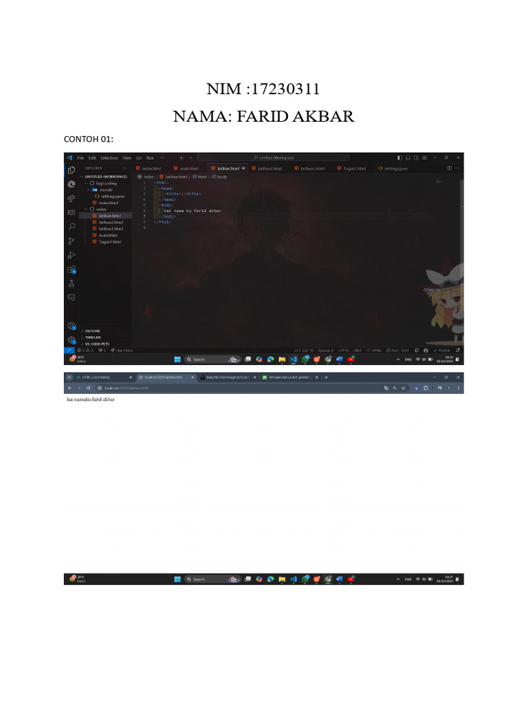 Tugas Web Programing 1 | PDF