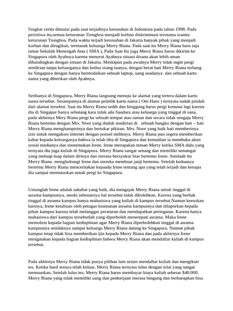 resume merry riana | PDF