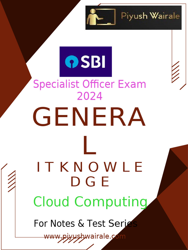 SBI SO Professional Knowledge NOtes | PDF
