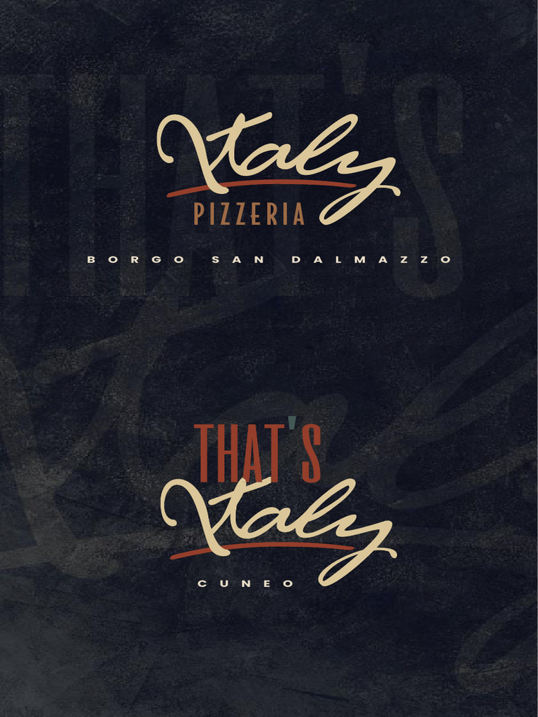 Menu Pizzerie Italy | PDF
