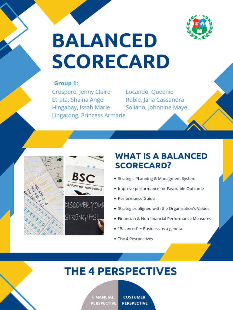 Balanced Scorecard | PDF