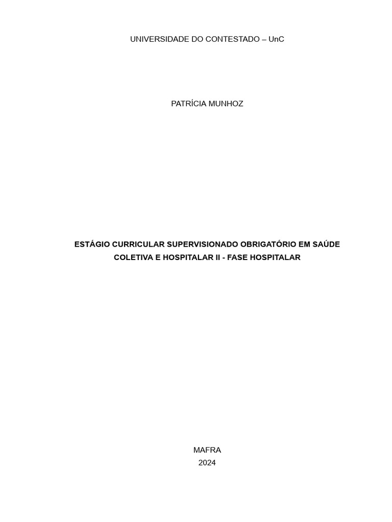 Relatório UTI 2024 | PDF