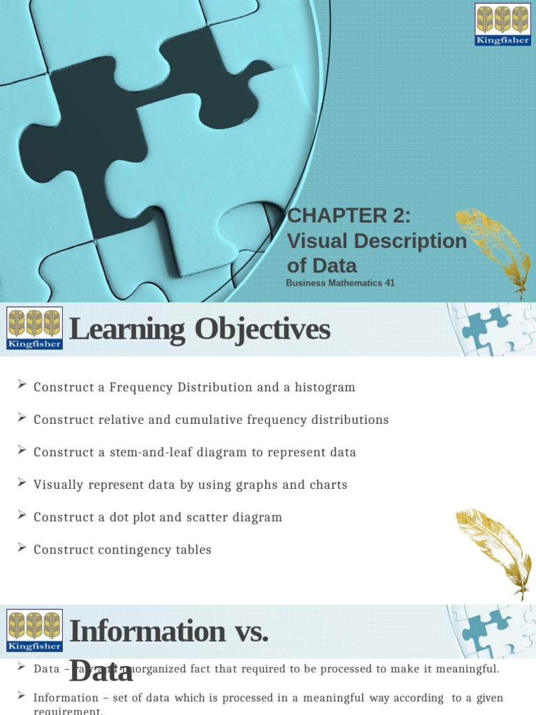 CHAPTER 2 Visual Description of Data | PDF