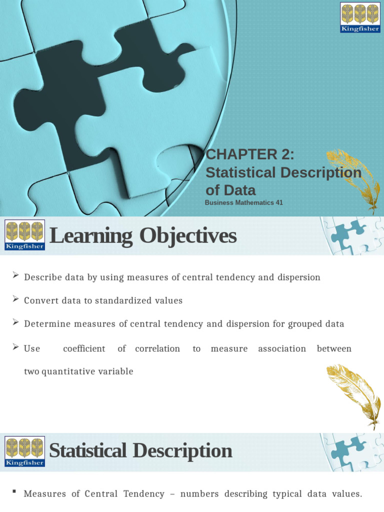 CHAPTER 3 Statistical Description of Data | PDF