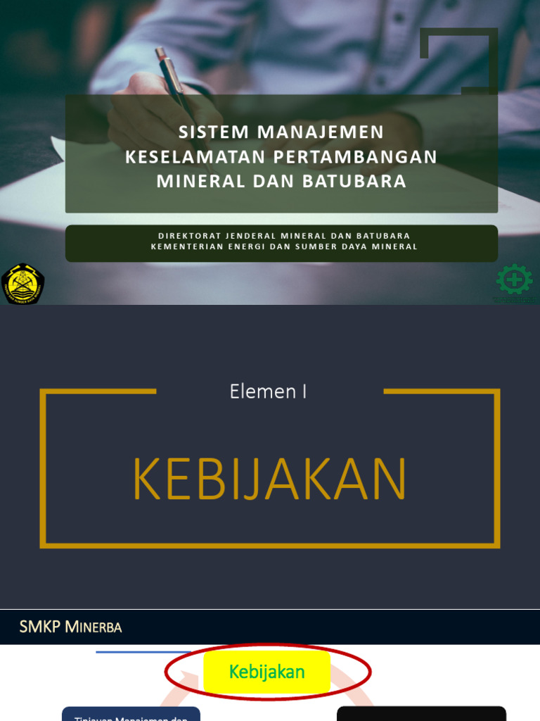 SMKP Minerba - Elemen I Dina | PDF