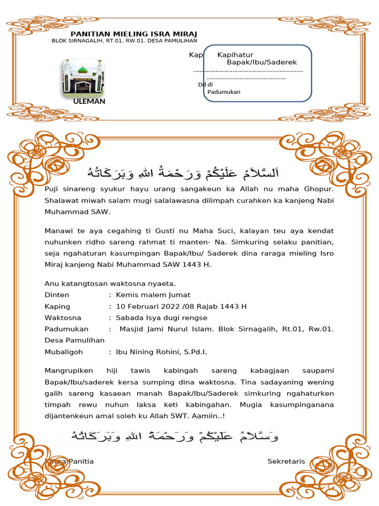 Uleman Isra Miraj | PDF