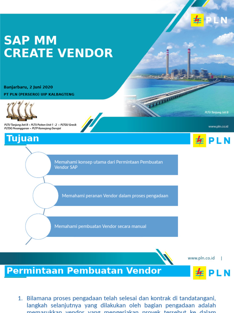 Create Vendor SAP | PDF