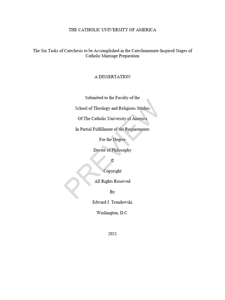 The Six Tasks of Catechesis To Be Accomplished in The Catechumenate ...
