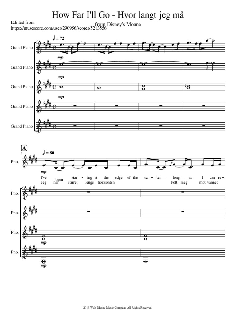 How Far Ill Go Alessia Cara | PDF