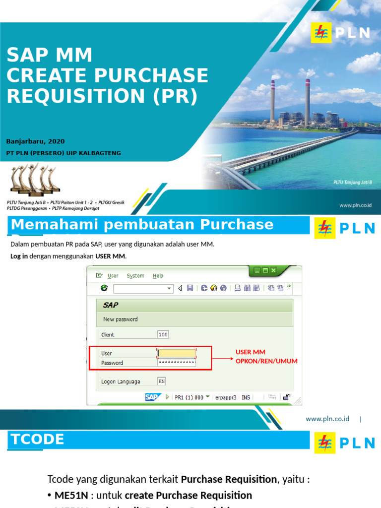 Create Purchase Requisition (PR) | PDF | Finance & Money Management