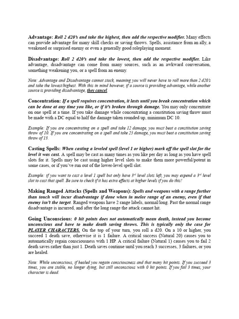 New Player Cheat Sheet | PDF