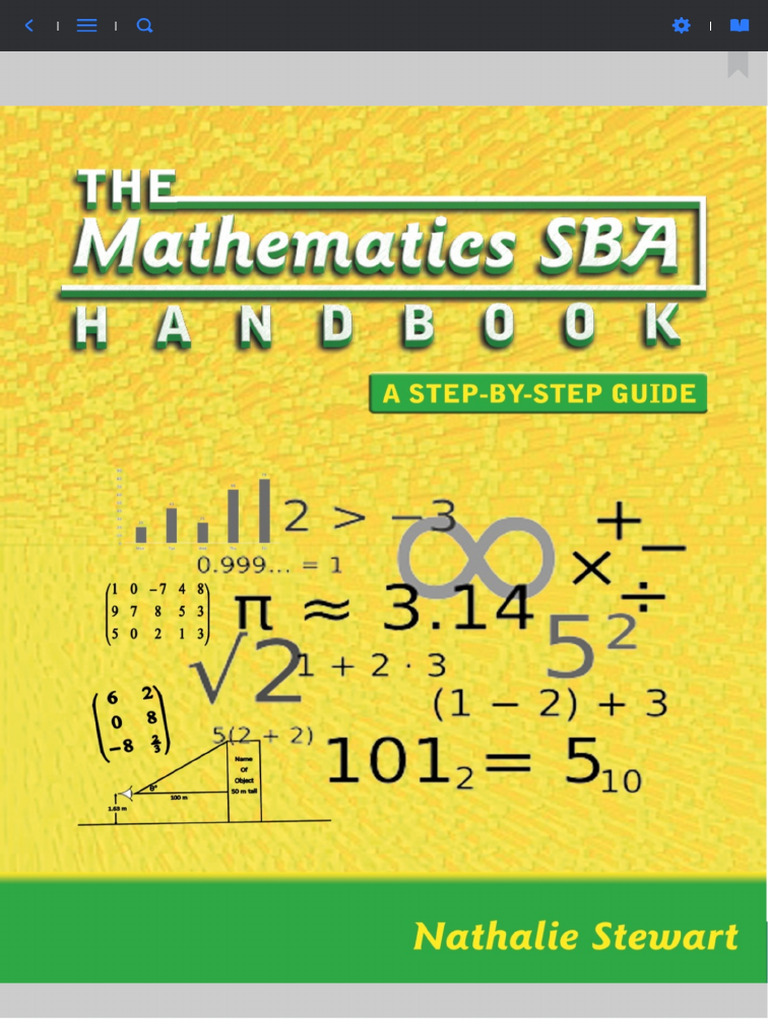 Mathematics SBA Guide Book | PDF