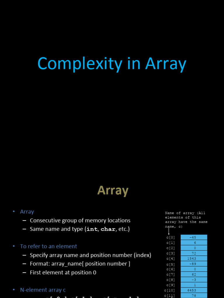 Complexity | PDF