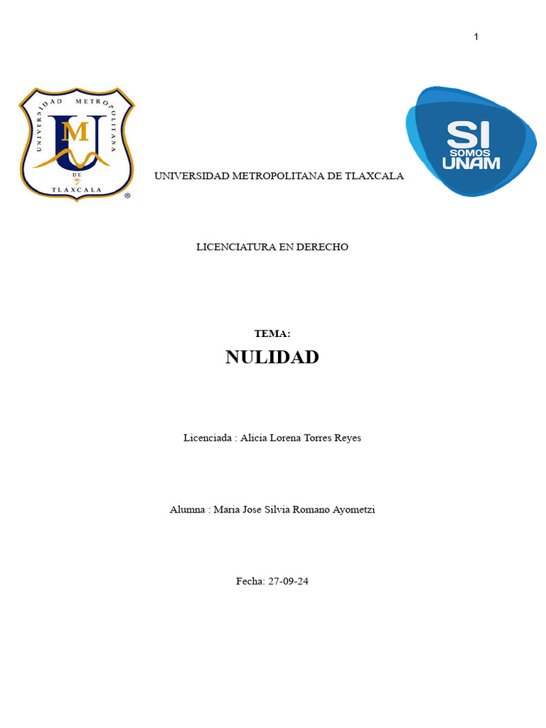 NULIDAD | PDF